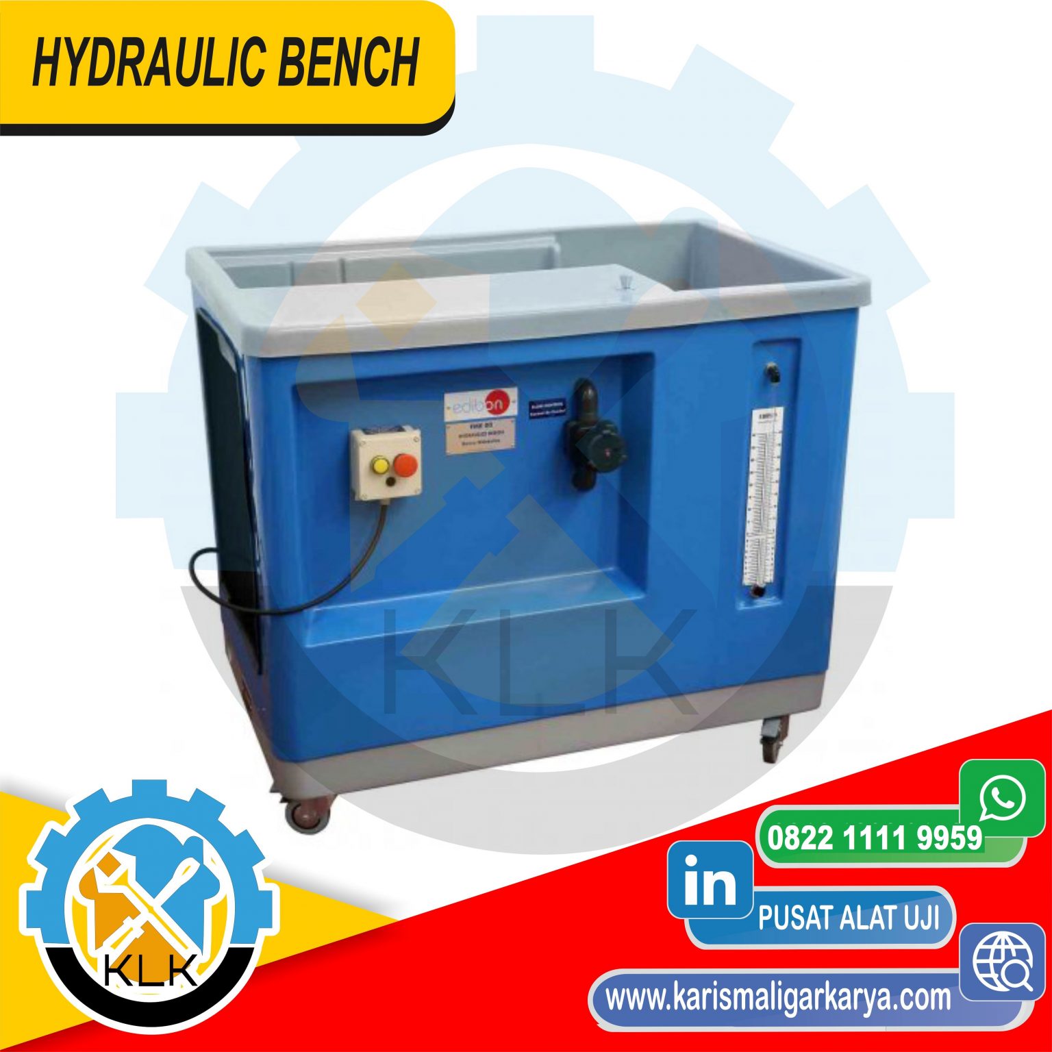 Jual Alat Lab Hydraulic Bench – Alat Teknik Sipil